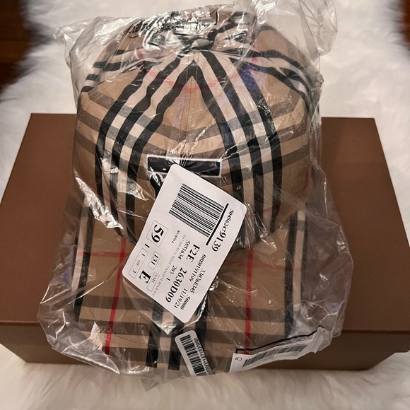 Burberry | Other | Burberry Monogram Motif Vintage Check Baseball Hat | Poshmark